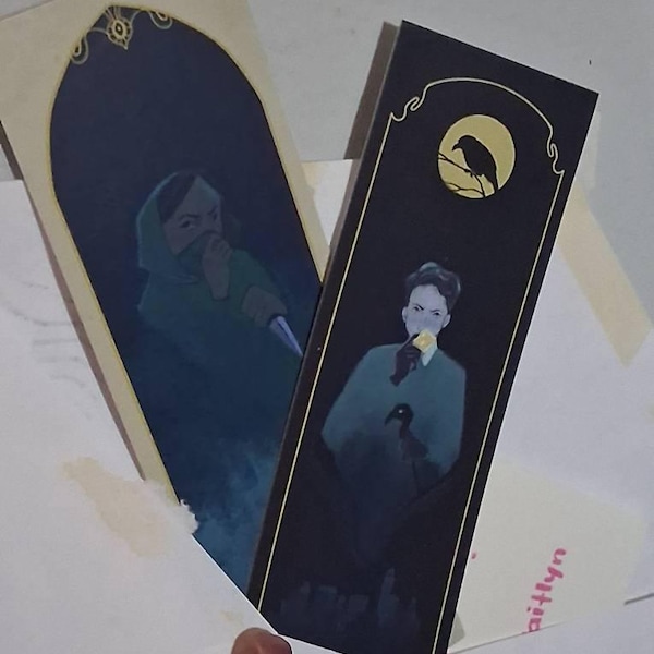 Six of Crows Bookmarks | Kaz Brekker | Inej Ghafa | Jesper Fahey - Etsy