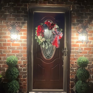 Bible Verse on Cross Sign Wreath, Everyday Christian Scripture Decor ...