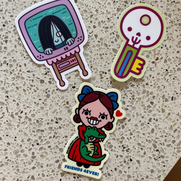 Friends 4 Ever! (vinyl Sticker) - Kawaii Horror Movie Sticker - Cute ...