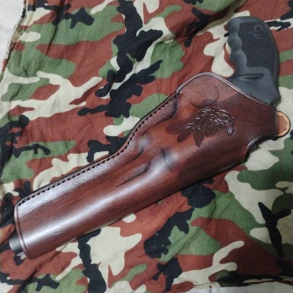 Colt Revolver Holster, Leather Cross Draw Holster Fits Colt Python-colt ...