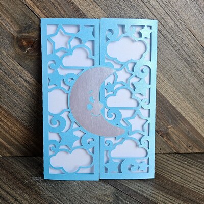 Laser Cut Wedding Invitation Template SVG Cricut Cut File - Etsy