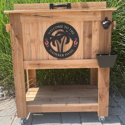 Giant Tippy Tower Yard Game With Solid Wood Crate, Outdoor Game With ...