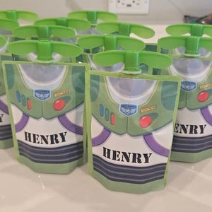 Personalized Woody and Buzz Chip Bags Digital pdf and Folded and ...