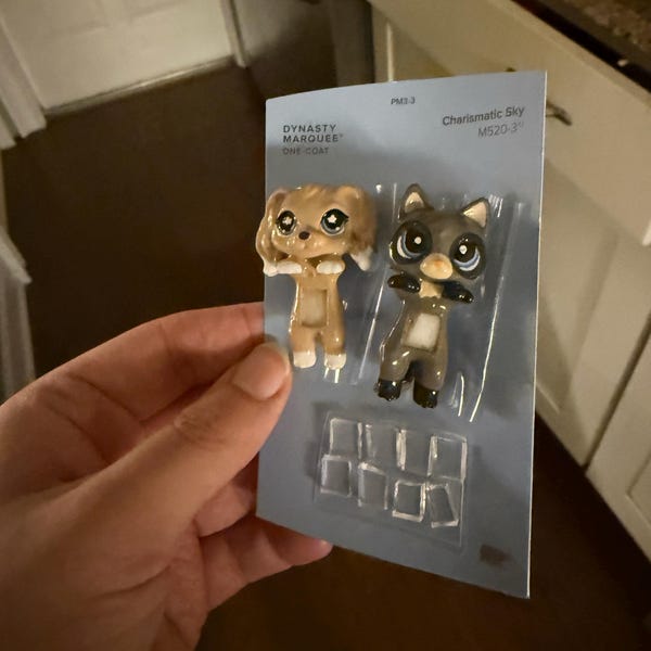 Littlest Pet Shop Spaniel Painted Phone Peeker - Etsy