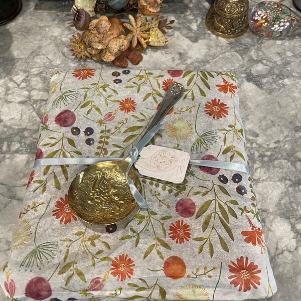 Antique Sterling Silver Slotted Ladle Tea Strainer Spoon Serving ...