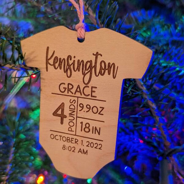 Personalized Class Christmas Tree Ornament Teacher Gift Wood Ornament ...