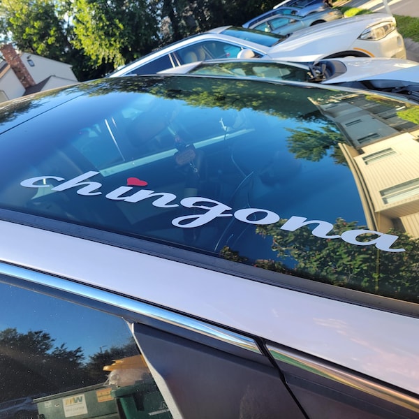 Custom Window Vinyl Pillar (side Windshield) Banner Decal / Sticker ...