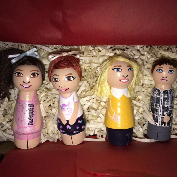 Golden Girls Peg Dolls, Golden Girls Art, Miniatures, GG Decor, Golden ...