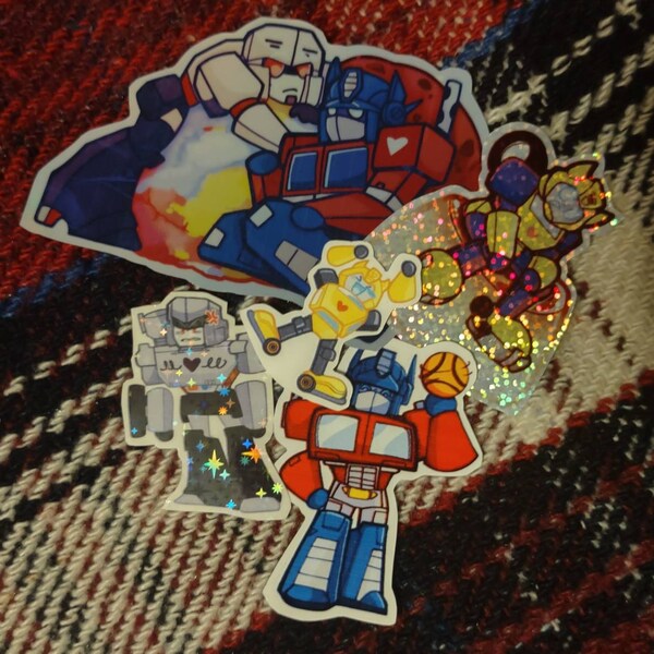 UPDATED ! Transformer Sweet Stickers! |oplita|skystar|wavewave|megop - Etsy