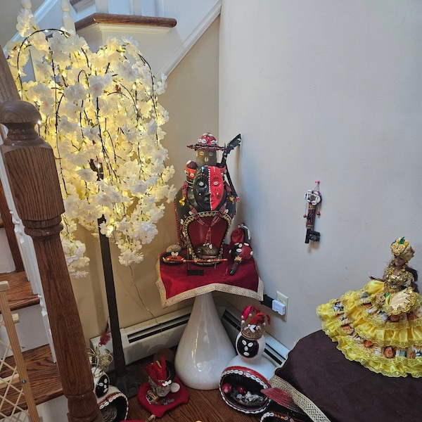 ORISHA OKO - Santeria Orisha Bead Necklace/eleke & Mazo Bracelet Set ...