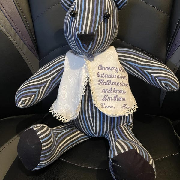 Memory Bear Sewing Pattern – DIY Keepsake Teddy Bear Template – PDF Digital Download Easy ...