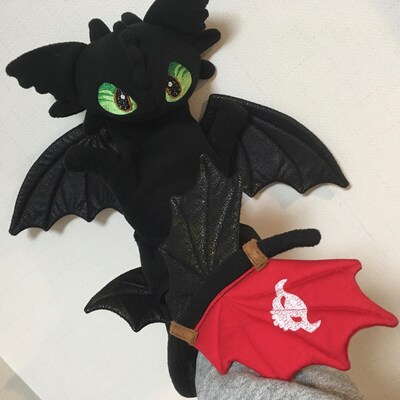Light Fury Hand Puppet/toothless Hand Puppet/how to Train Your Dragon ...