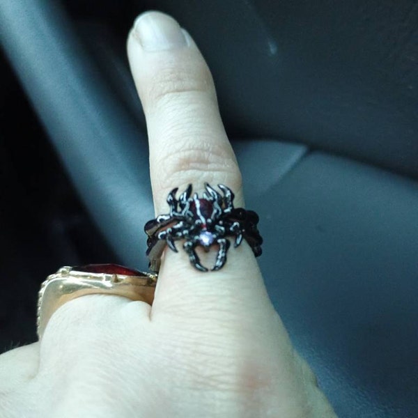 Cross Punk Y2k Rings, Silver Adjustable Open Gothic Rings, Vintage ...