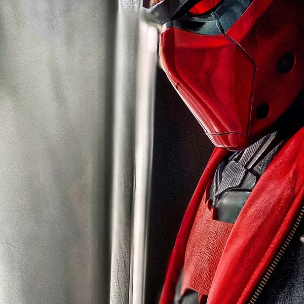 Red Hood Mask Version 2 - Etsy
