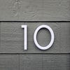 12 Inch Modern House Numbers - Contemporary Minimalist Address Sign ...