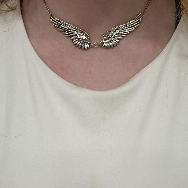 Angel Choker - Angel Wing Necklace, Fairy Choker, Angel Wing Necklace ...