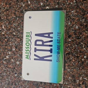 Personalized Iowa License Plate Decals Stickers Version 1 - Etsy