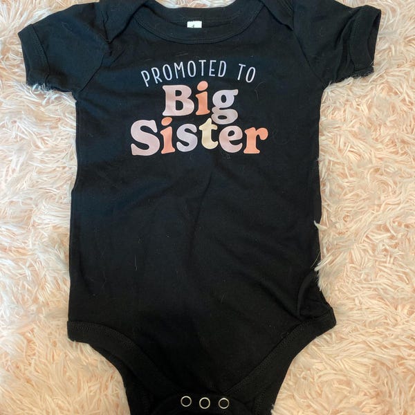Big Sister to Be, Big Sister Announcement, Big Sister Shirt, Pregnancy Reveal Shirt, Big Sister ...