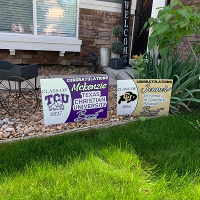 Customizable High School Sports Yard Sign Custom Yard Sign Sports - Etsy