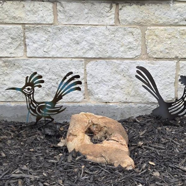 Arizona Cactus Metal Garden Art - Garden Stakes - Etsy