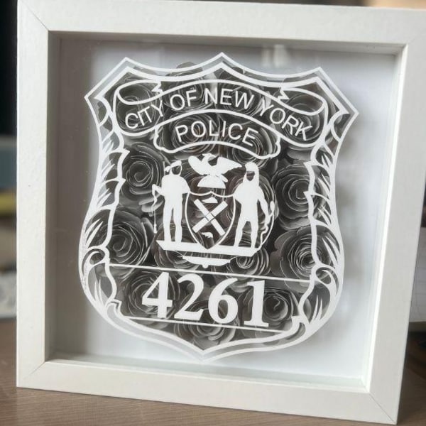 NYPD City of New York Police Shield Vector Svg and Dxf - Etsy