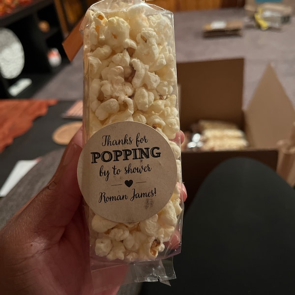 Thanks for Popping By! Popcorn Party Favors, Popcorn Snacks, Popcorn ...