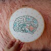 DIY Brain Embroidery Pattern Brain Anatomy Embroidery - Etsy