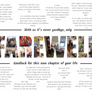 School Class Photo Collage, Year End Collage Gift for Teacher ...