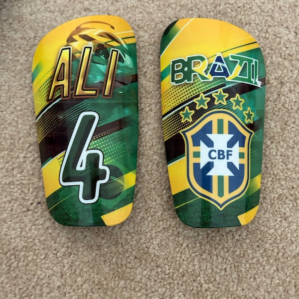 Custom Football Shin Pad (design Request Needed) - Etsy UK