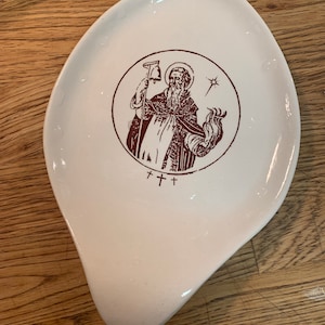 Custom Spoon Rest Ceramic Spoon Rest With Handwritten Recipe or Custom ...