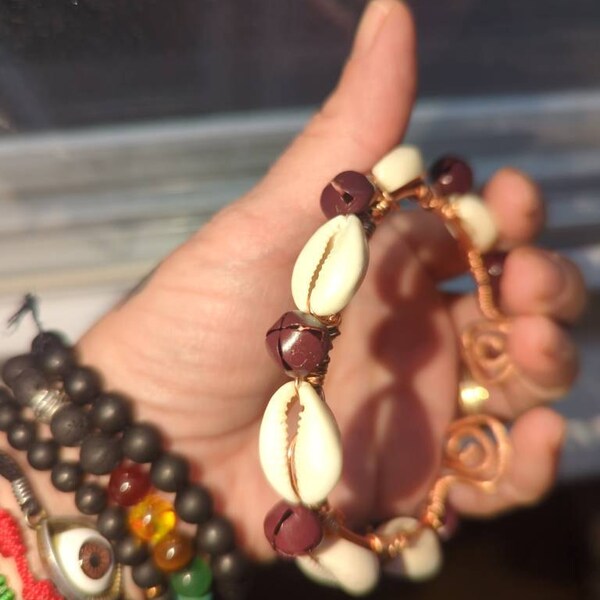 Unisex African Krobo Beads Bangles/ Bracelet, African Bead Bracelet ...