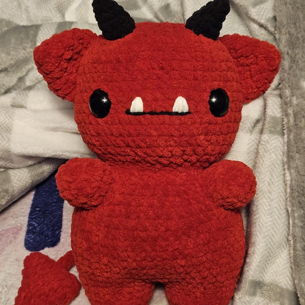 Crochet Pattern Chubby Devil Monster // Demon Crochet Pattern // Cute ...