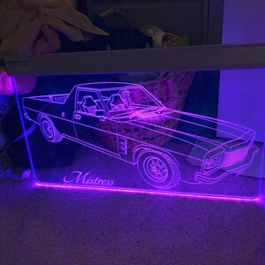 Nissan Skyline GT-R R34 RGB LED Acrylic Sign Led Bar Sign Rgb Led Sign ...