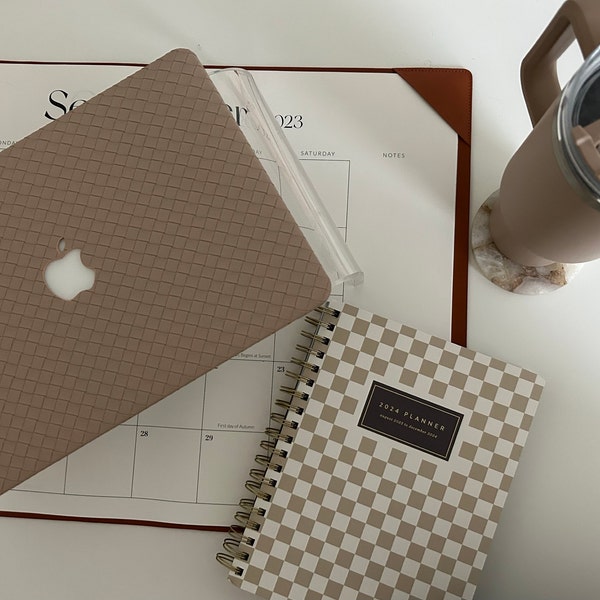 Woven Leather Milky Beige Hard Case Cover for MacBook Air 13 MacBook ...