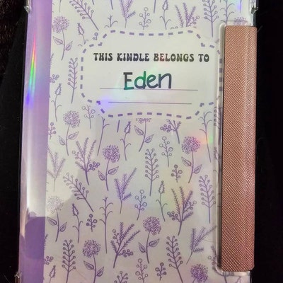 Kindle Insert Kindle Srickers E-reader Holographic Case Insert Kindle ...
