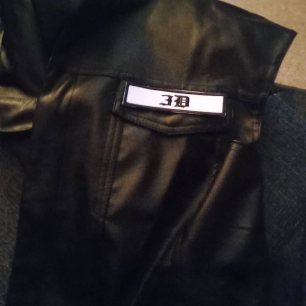1"x4" Custom Embroidered Name Tag Motorcycle Personalized Biker Patch ...