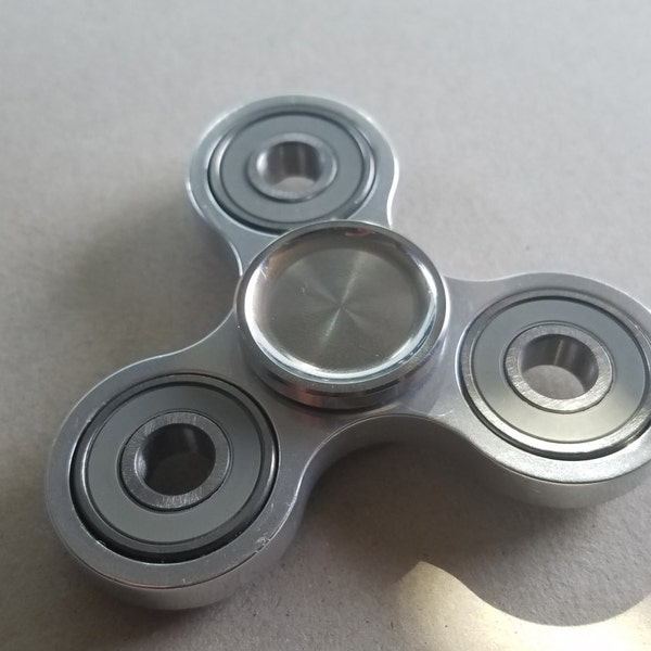 The Original Tri-beam Fidget Spinner in Polished Aluminum - Etsy