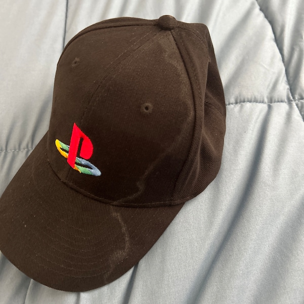 Sony Playstation One Embroidered Baseball Cap Gamer Gaming PS1 Retro ...