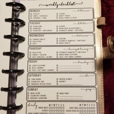 PRINTABLE CLASSIC Happy Planner Reading Log Happy Planner Insert Skinny ...