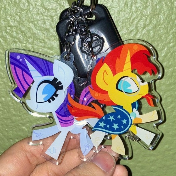 Rarity Acrylic Charm Keychain - Etsy
