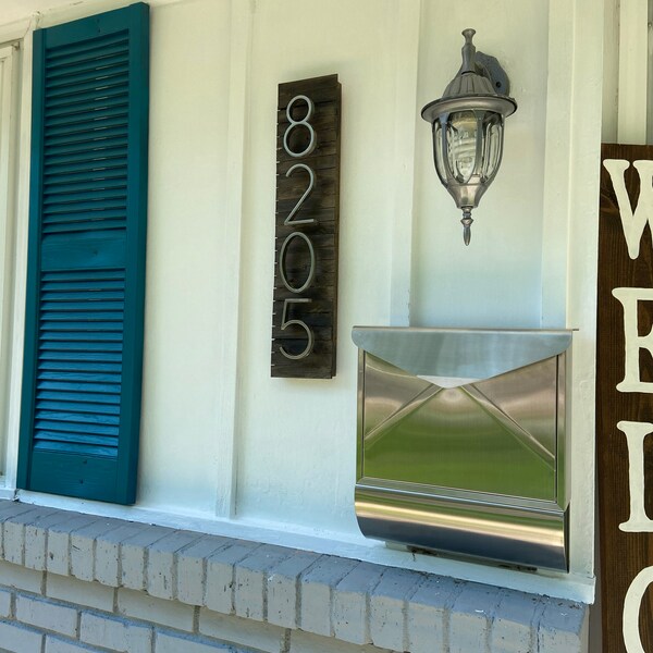 Stunning Retro Style Mailbox Wall Mounted,made of Solid Aluminum Cast ...