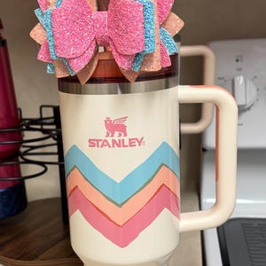 Stanley Tumbler Bow Pink Peony Camelia Gradient Fuchsia Flamingo ...