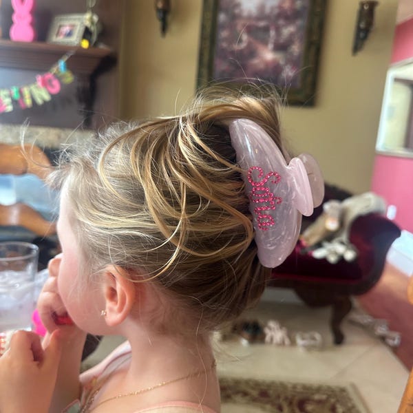 Custom Bridesmaids Claw Clip Custom Name Claw Clip Personalized Name ...