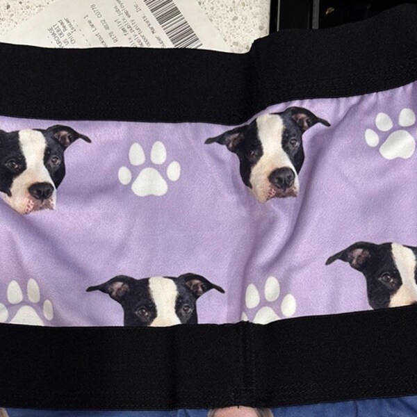 Personalized Dog Mom Pajamas With Custom Puppy Face, Cute Pajamas for ...