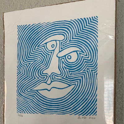 Tomato Cross-section Linocut Print - Etsy