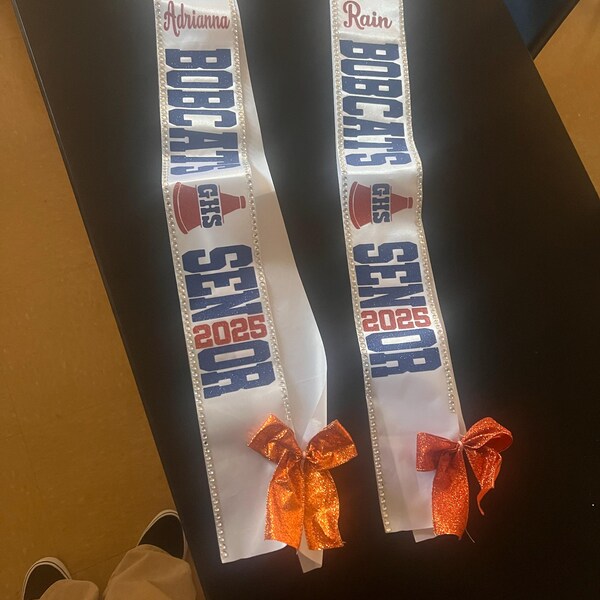 Senior Sashes All Sports/organizations and Life Events - Etsy