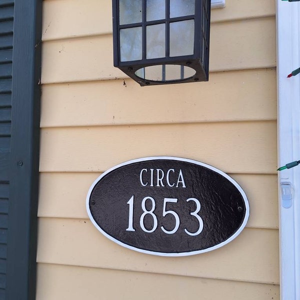 4 Inch Modern House Numbers & Letters, Floating or Flush, Durable ...