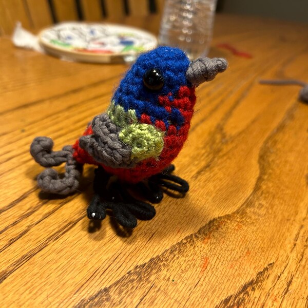 Red-bellied Woodpecker Written Crochet Pattern Realistic Garden Bird ...