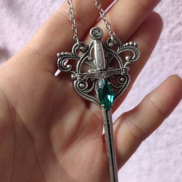 Elven Necklace Emerald Green Forest Elf Fairy Elvish Fantasy Elves ...