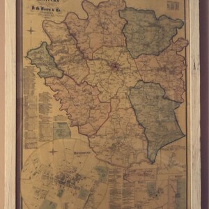 1780 map Plan of Princess Ann and Norfolk counties. Map | Etsy